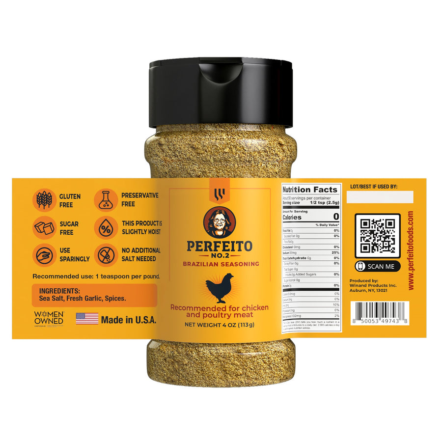 Perfeito Foods: Authentic Brazilian Spice Blends & Fresh Garlic